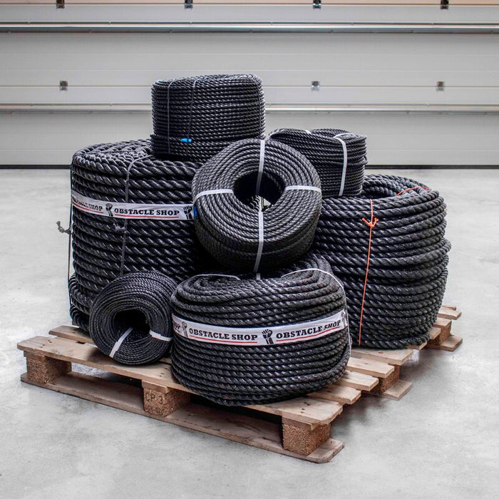 Rope per meter black — Obstacle Shop